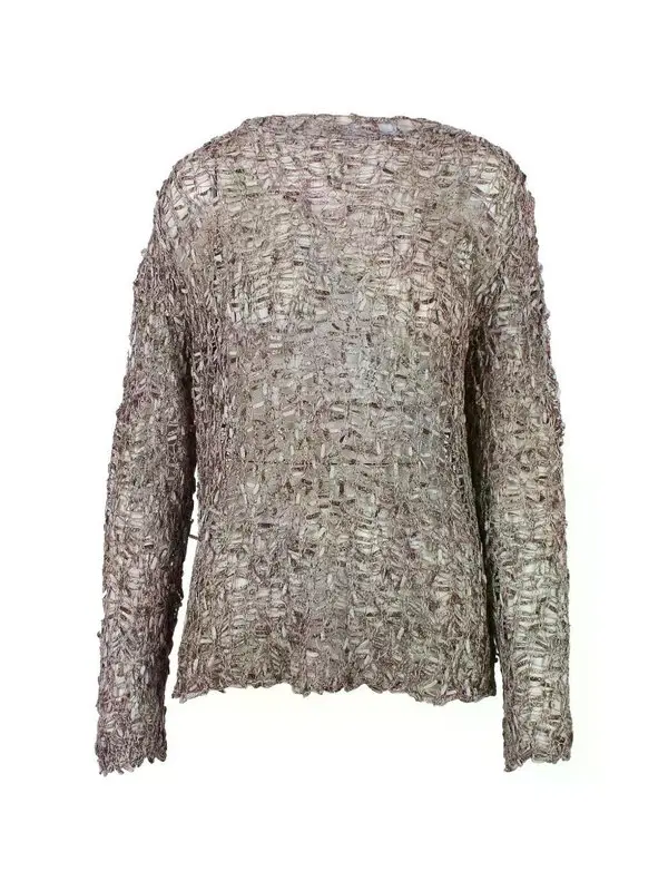 Christian Wijnants Open-knit Long-sleeve Sweater