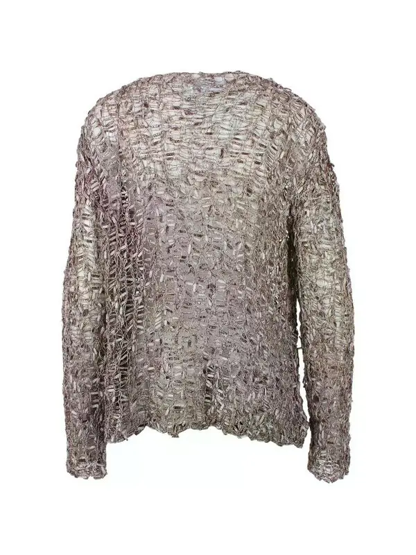 Christian Wijnants Open-knit Long-sleeve Sweater