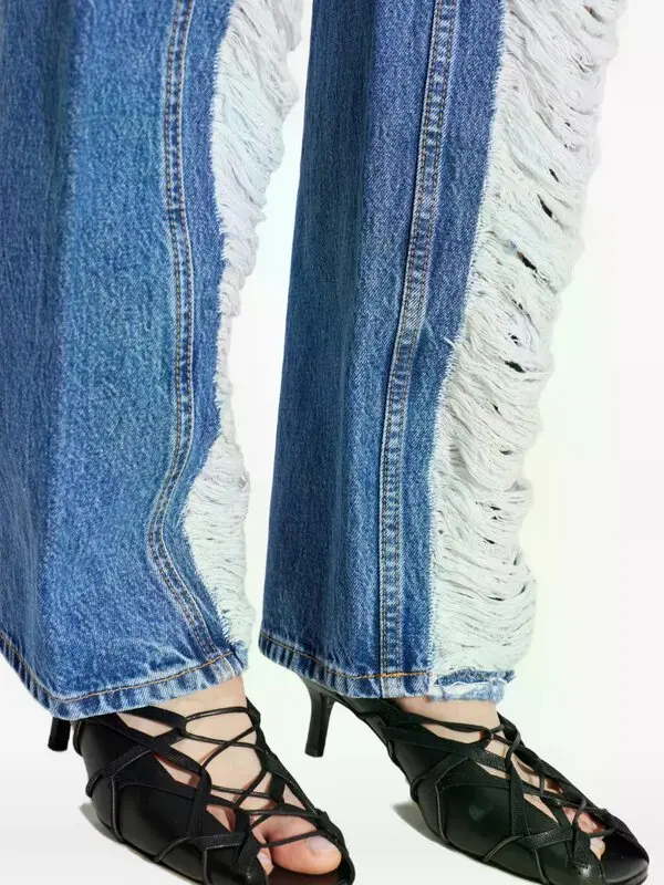 IRO PARIS Lace-up Kitten Heel Mules