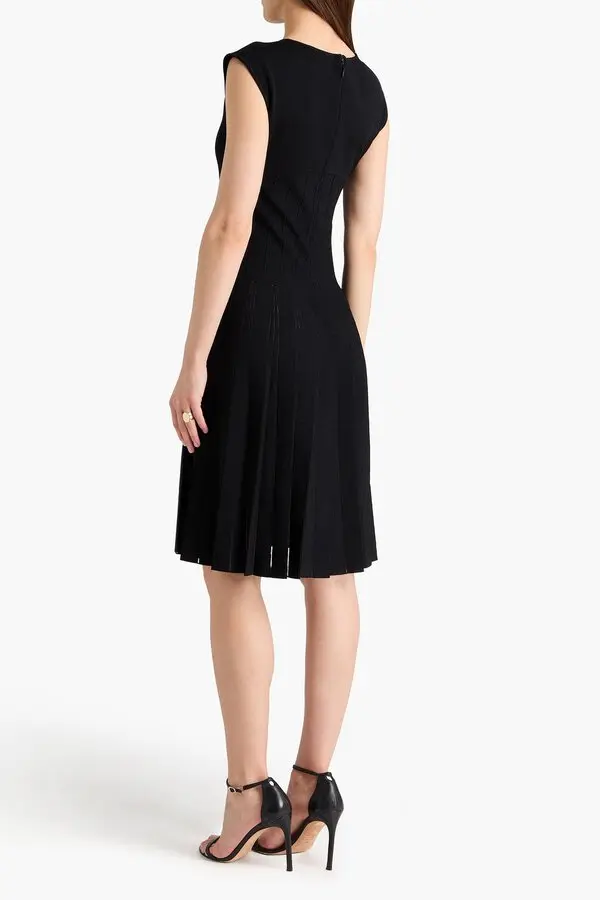 Herve Leger Annabel Pleated Bandage Dress