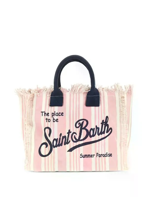 MC2 SAINT BARTH Colette Striped Beach Bag