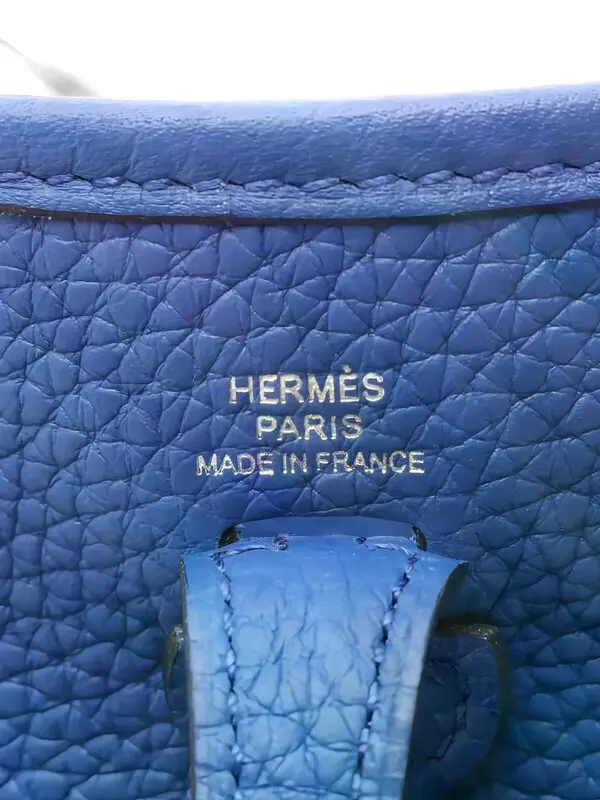 Hermès Evelyn Amazon Leather Shoulder Bag - Blue