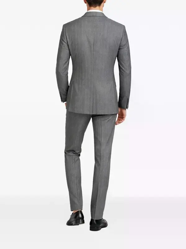 FRANZESE COLLECTION Beckham Double-breasted Pinstriped Suit