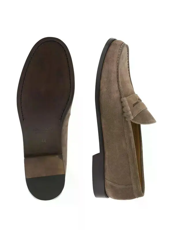 Boggi Milano Suede Leather Loafers