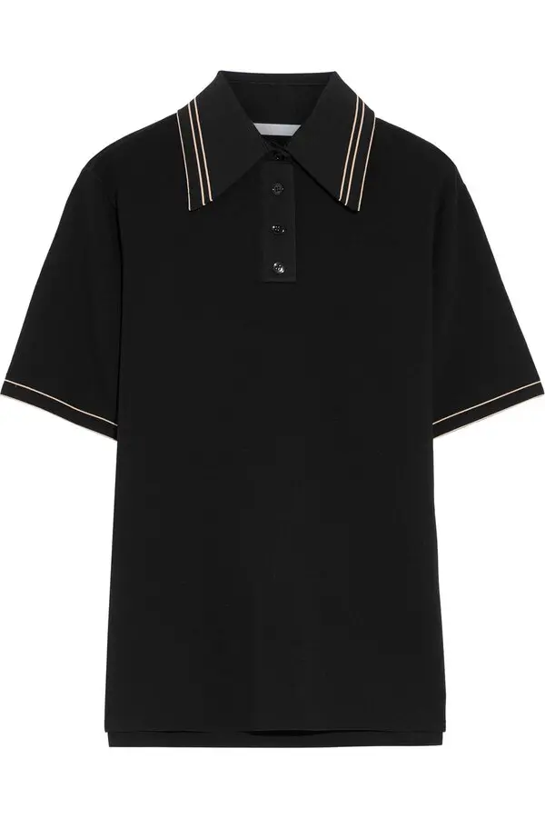 Helmut Lang Stretch-jersey Polo Shirt