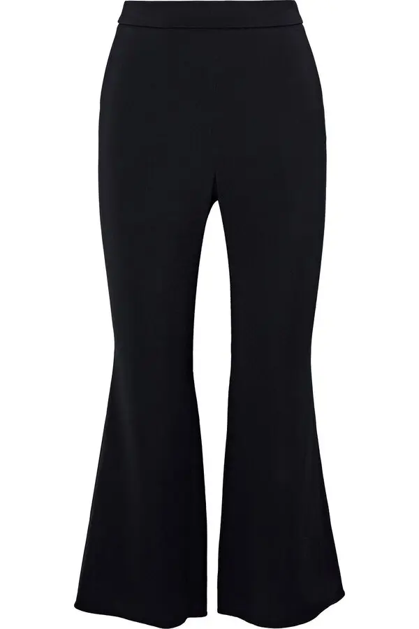 Cushnie Stretch-crepe Kick-flare Pants