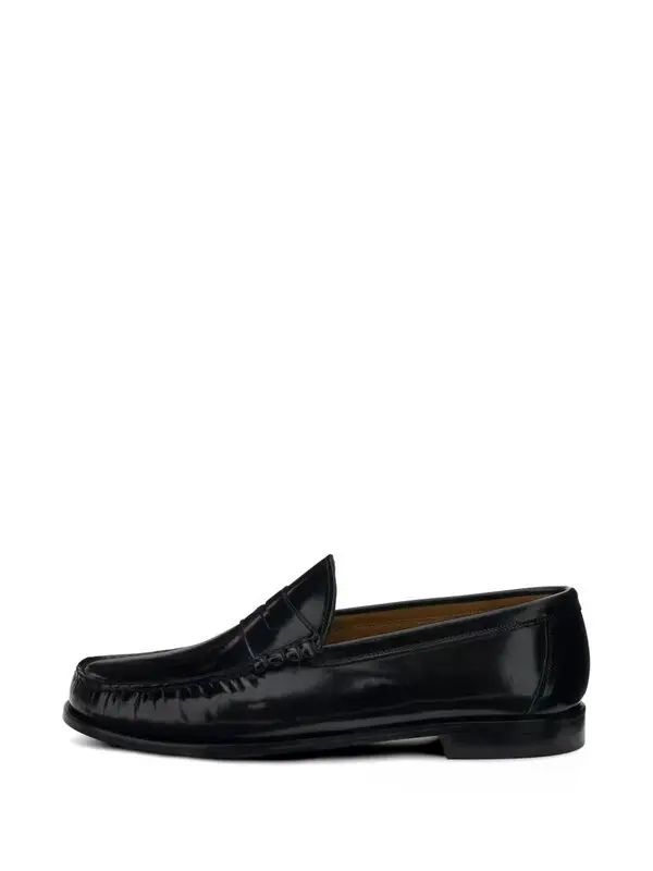 Boggi Milano Brushed Leather Loafers