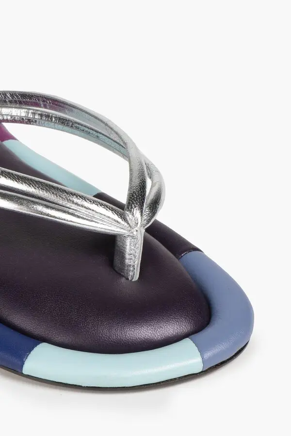 Isabel Marant Étoile Ecksa Colorblock Leather Sandals
