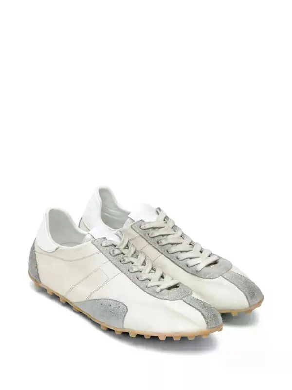 MAISON MARGIELA Sprinters Panelled Leather Sneakers - Neutrals