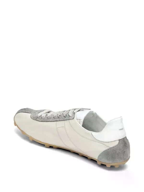 MAISON MARGIELA Sprinters Panelled Leather Sneakers - Neutrals