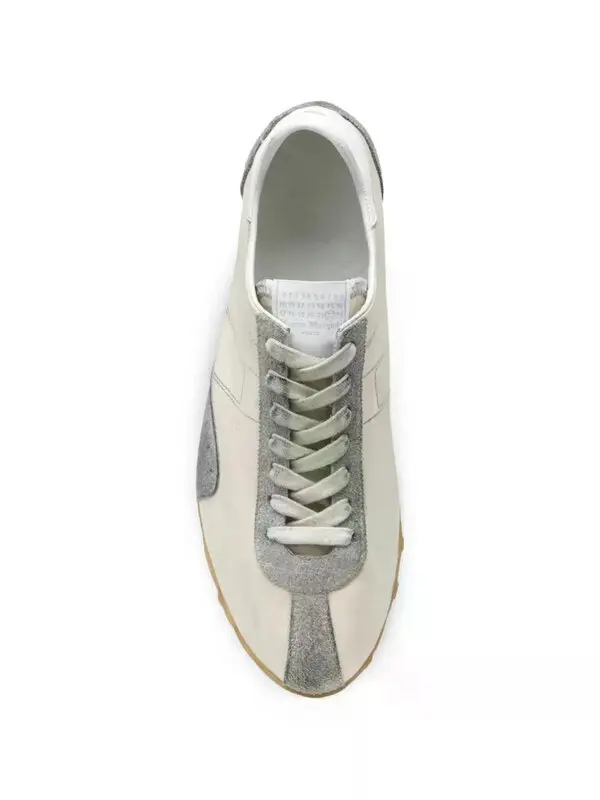 MAISON MARGIELA Sprinters Panelled Leather Sneakers - Neutrals