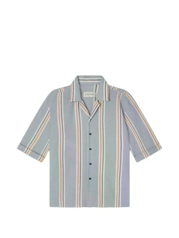 PEREGRINE Quay Cuban Stripe-pattern Shirt