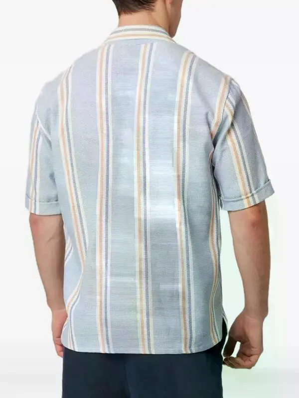 PEREGRINE Quay Cuban Stripe-pattern Shirt