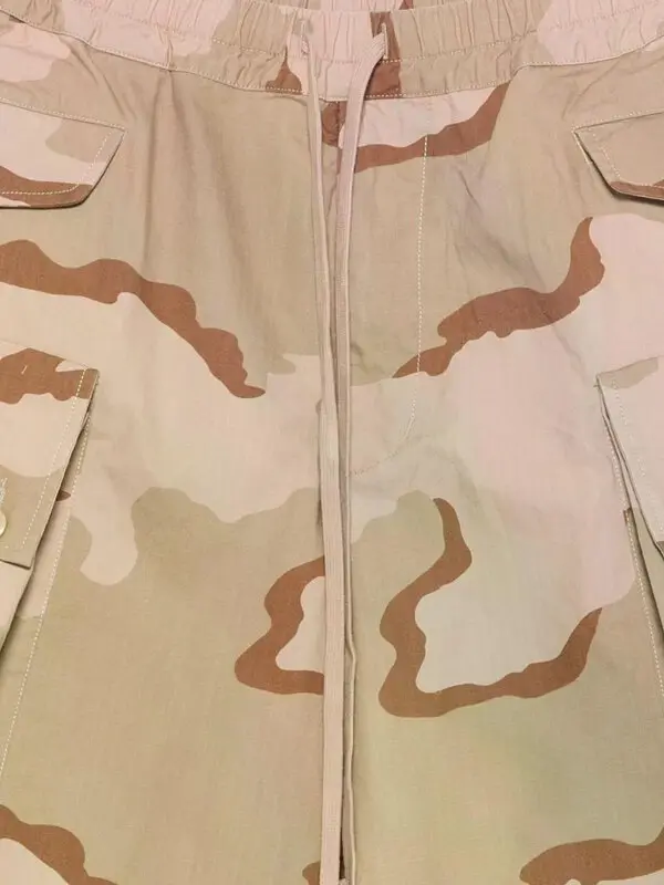 R13 Camouflage-pattern Cargo Shorts