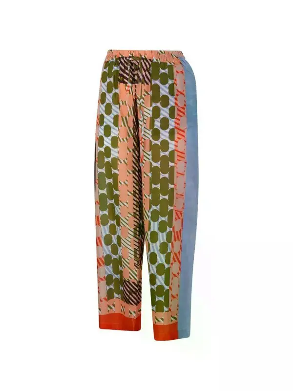 MAPOÉSIE Abstract-print Trousers