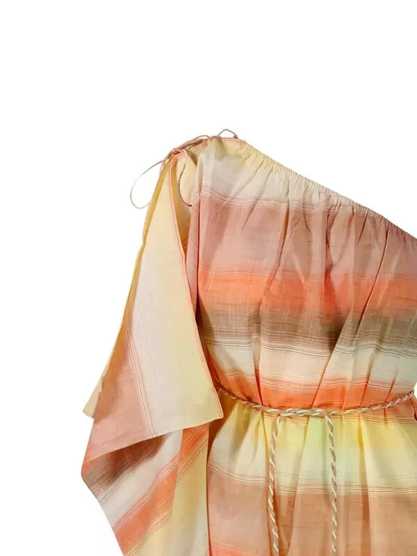 MAPOÉSIE Enna Horizon One-shoulder Striped Dress