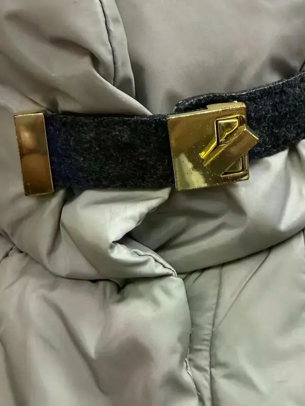 BOSS Quilted Buckle-collar Coat
