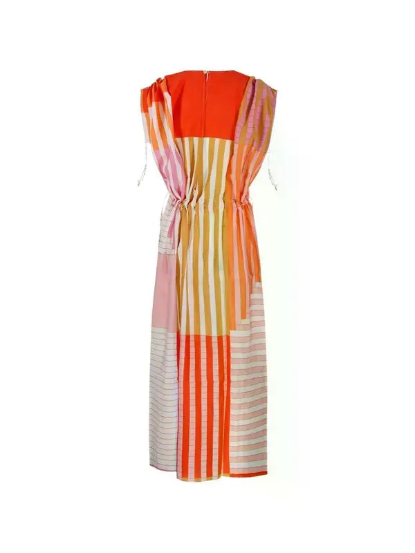 MAPOÉSIE Ziggy Riviera Striped Patchwork Dress