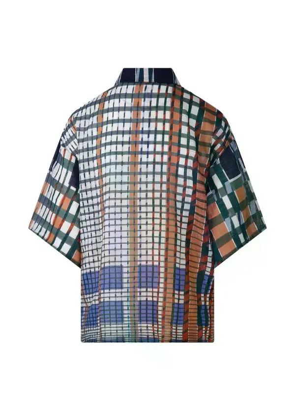 MAPOÉSIE Checked Short-sleeve Shirt