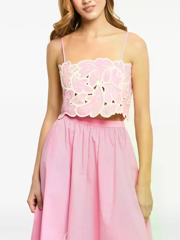Cinq À Sept Caterina Paisley Bloom Embroidered Top
