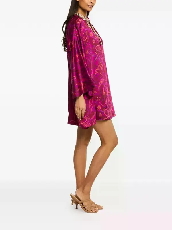Cinq À Sept Paisley Bloom Kaftan
