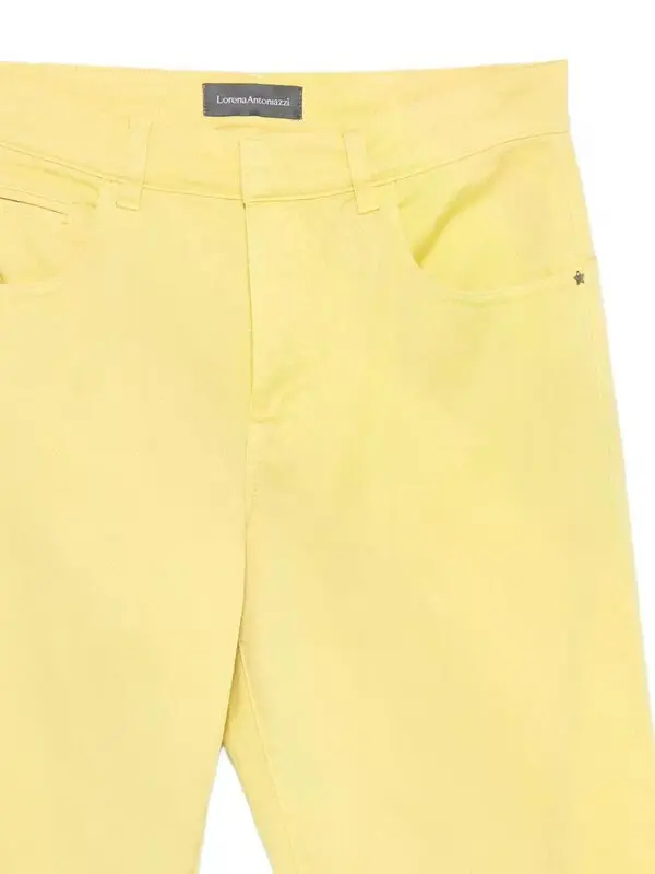 Lorena Antoniazzi Logo-patch Straight-leg Trousers