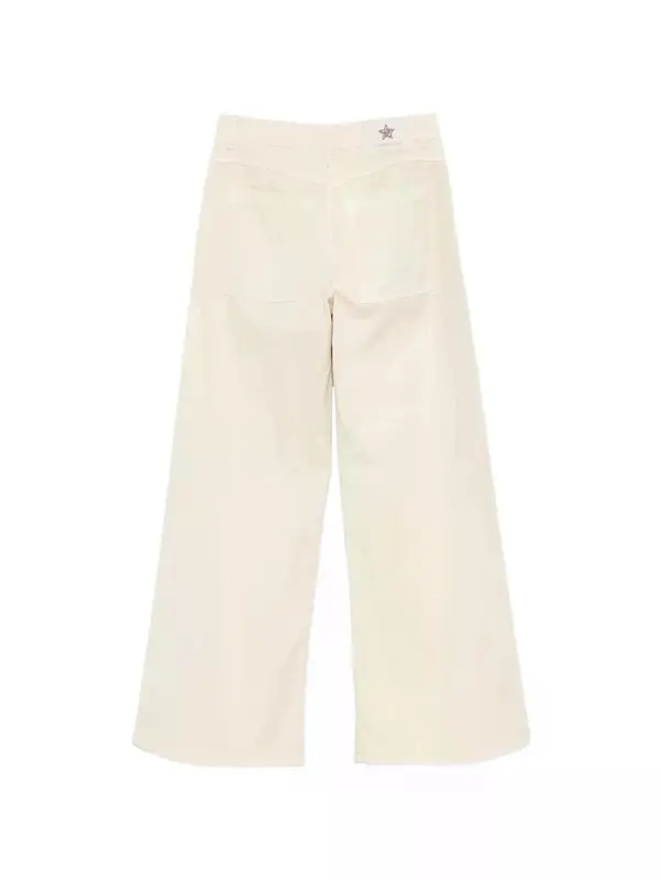 Lorena Antoniazzi Logo-patch Wide-leg Trousers