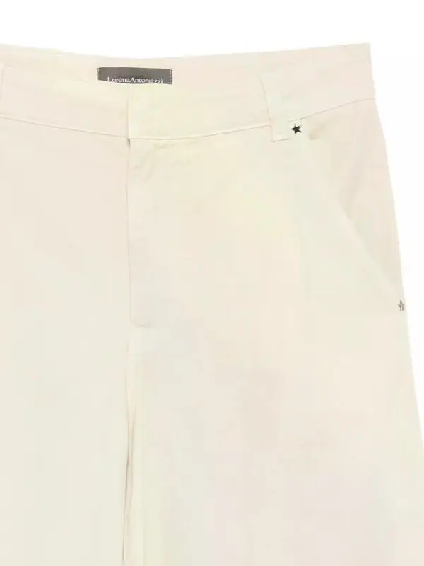 Lorena Antoniazzi Logo-patch Wide-leg Trousers