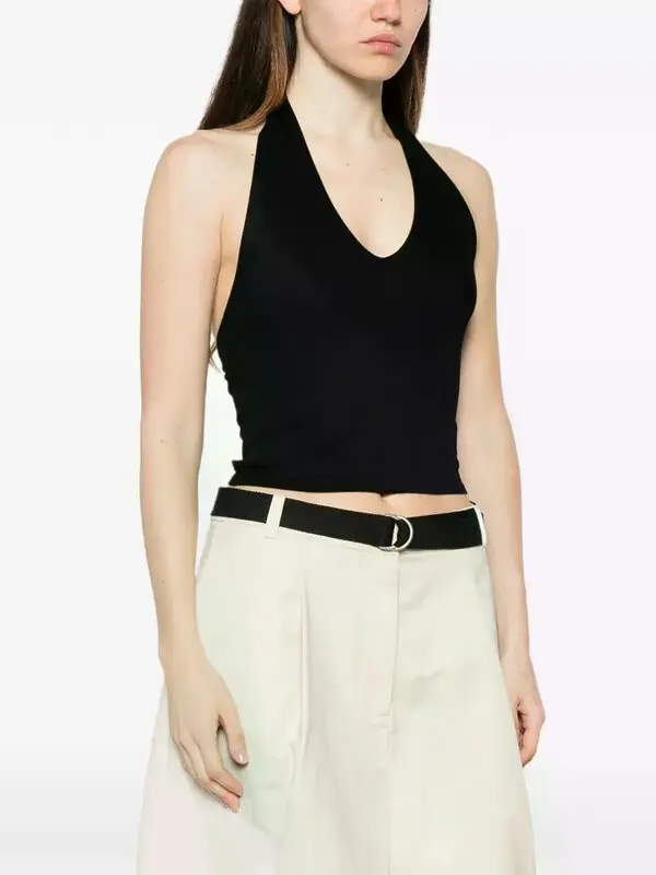 Enza Costa Halterneck Top - Neutrals