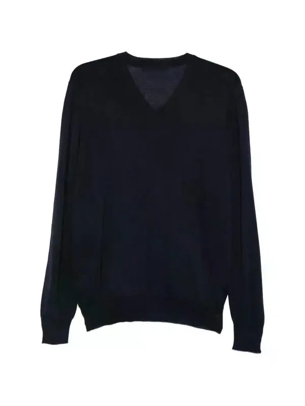 Tagliatore Xavier V-neck Sweater - Blue