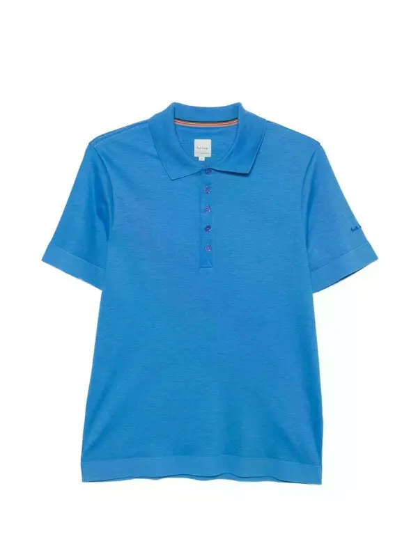 Paul Smith Ribbed-knit Polo Shirt