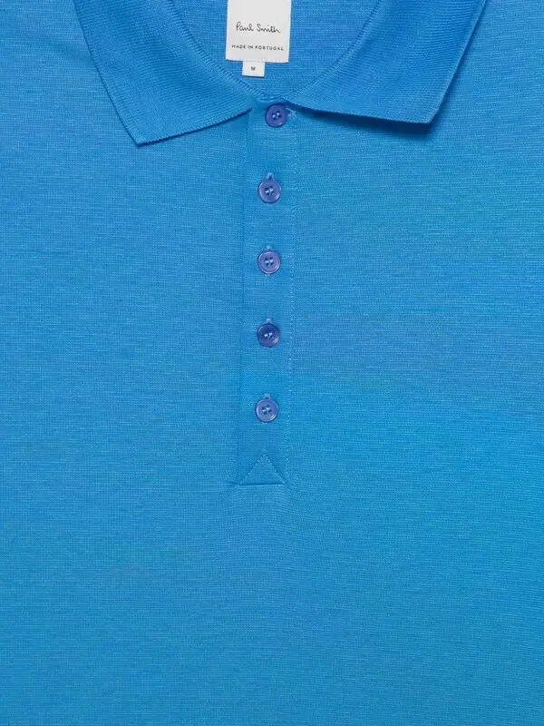 Paul Smith Ribbed-knit Polo Shirt