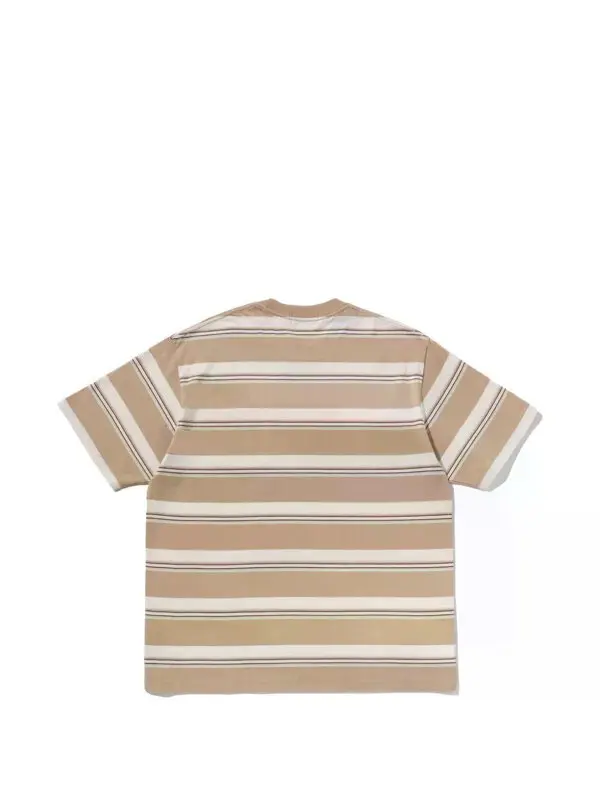 A BATHING APE Striped T-shirt - Neutrals