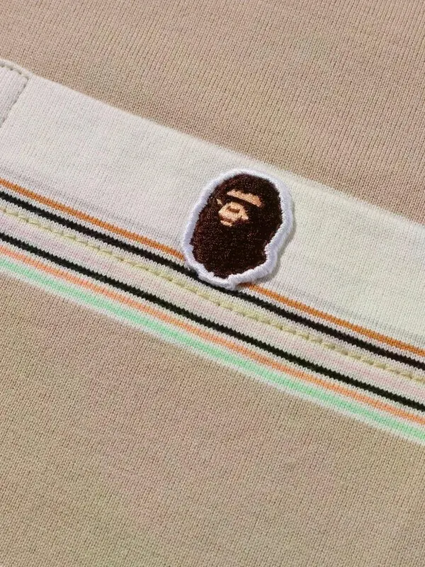 A BATHING APE Striped T-shirt - Neutrals