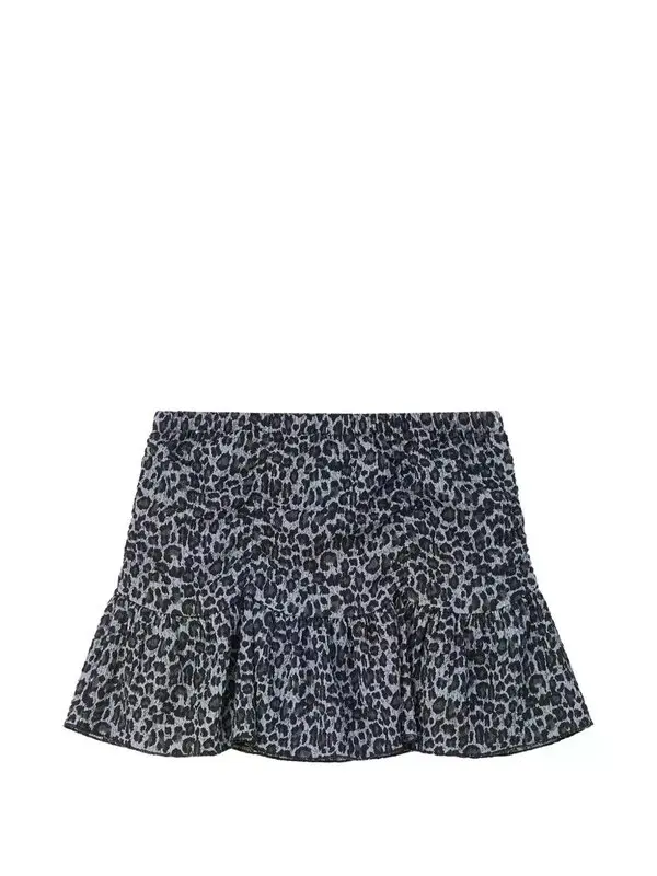 B+AB Leopard-print Mini Skirt