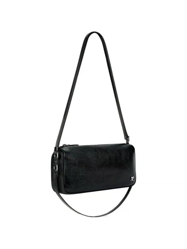 COURREGES Small Three Sixty Shoulder Bag - Black