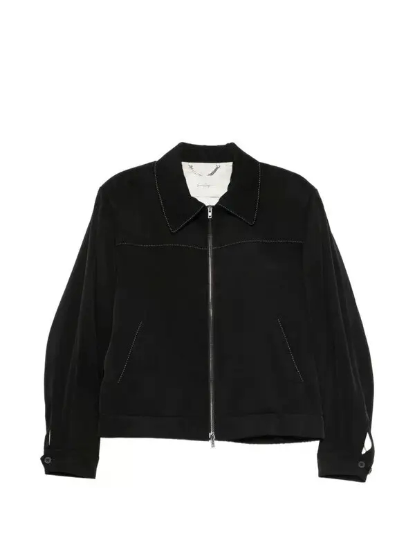 SECOND / LAYER Herman Contrast-stitch Jacket