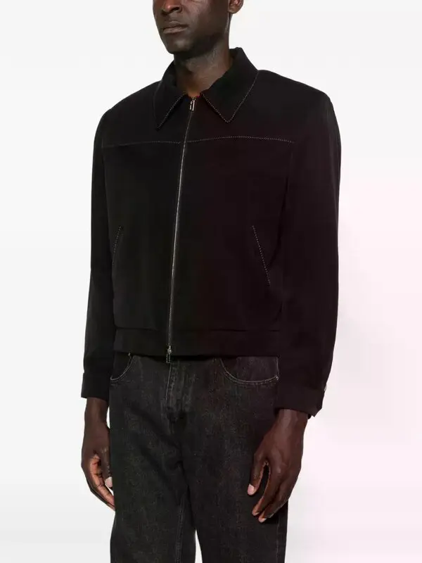 SECOND / LAYER Herman Contrast-stitch Jacket