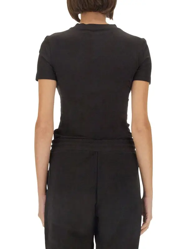 Versace T-shirt With Logo - Black