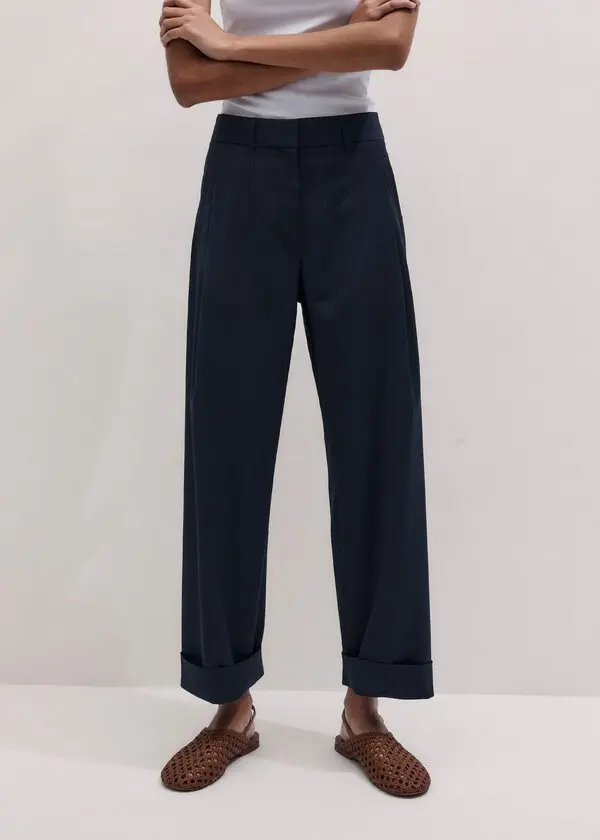 ME+EM Pinstriped Trousers