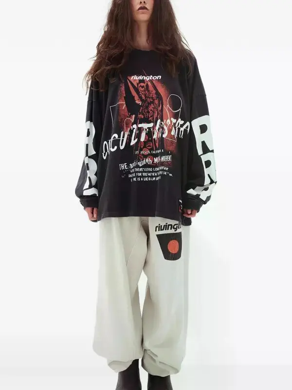 RRR123 Occultista Long-sleeve Mock Neck T-shirt