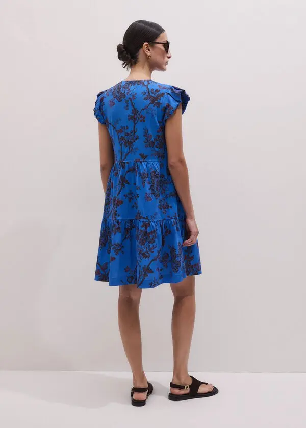 ME+EM Botanical Tiered Short Dress