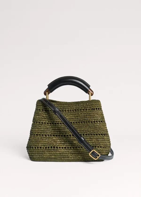 ME+EM Raffia Mini Day Bag