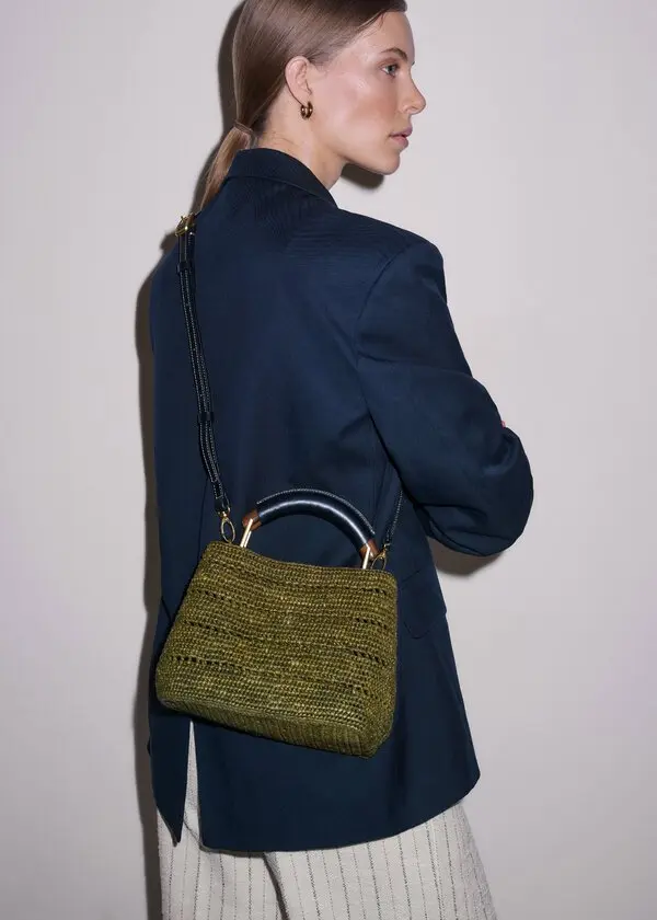 ME+EM Raffia Mini Day Bag