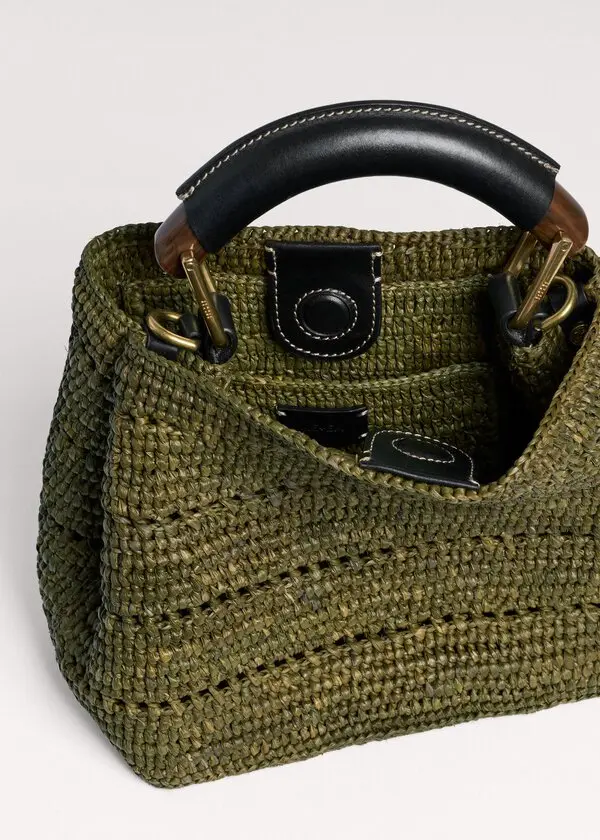 ME+EM Raffia Mini Day Bag