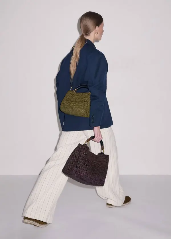 ME+EM Raffia Mini Day Bag