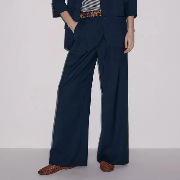 ME+EM Pinstripe Oversized Blazer