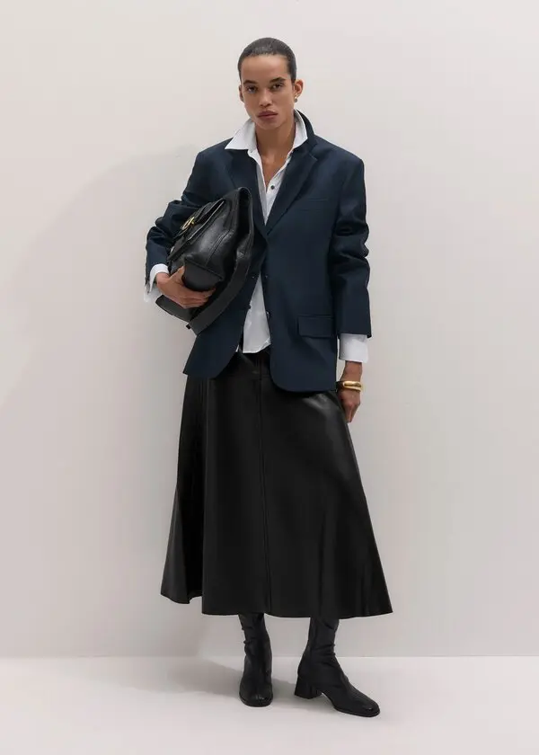 ME+EM Pinstripe Oversized Blazer
