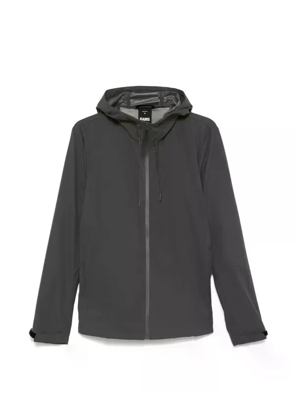 Rains Mito Hooded Touch-strap Jacket - Grey