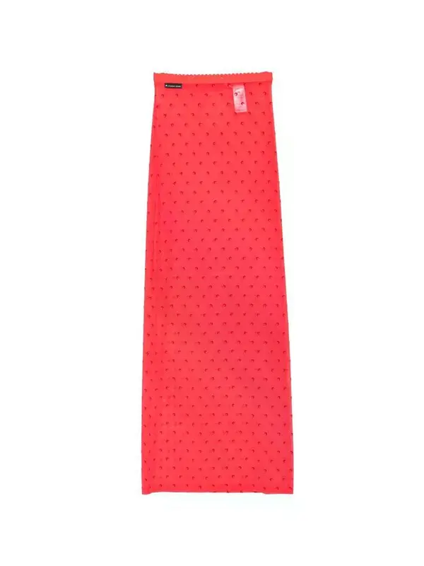 MARINE SERRE Moon Plumetis Mesh Skirt